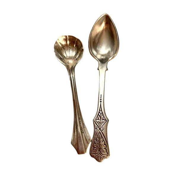 Other | Tiny Little Antique Sterling Silver Spoons Collectible | Poshmark